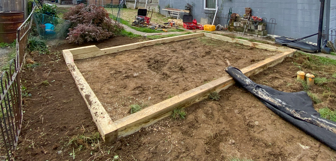 Stone Base Foundation for Shed Columbia PA – BedRock Siteworks