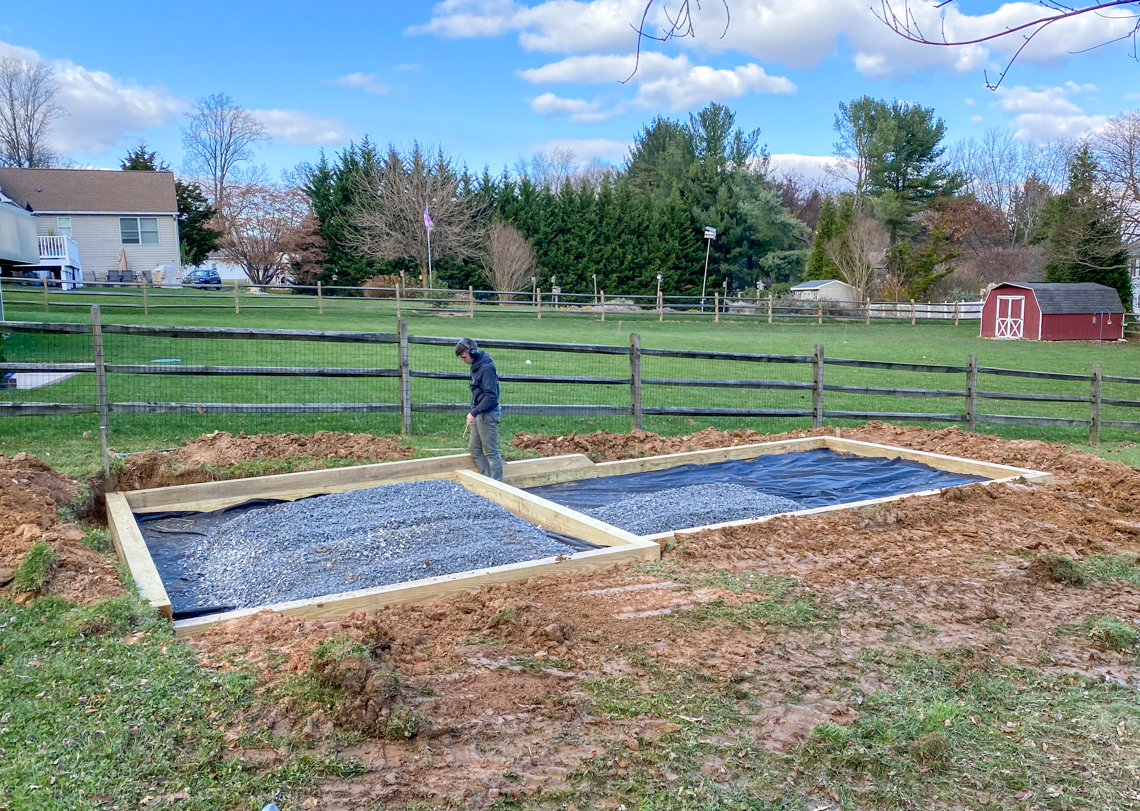 Stone Base Foundation Baldwin MD - BedRock Siteworks
