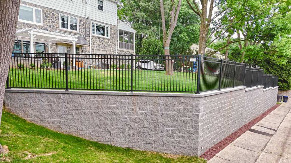 Retaining Wall Reading PA - BedRock Siteworks