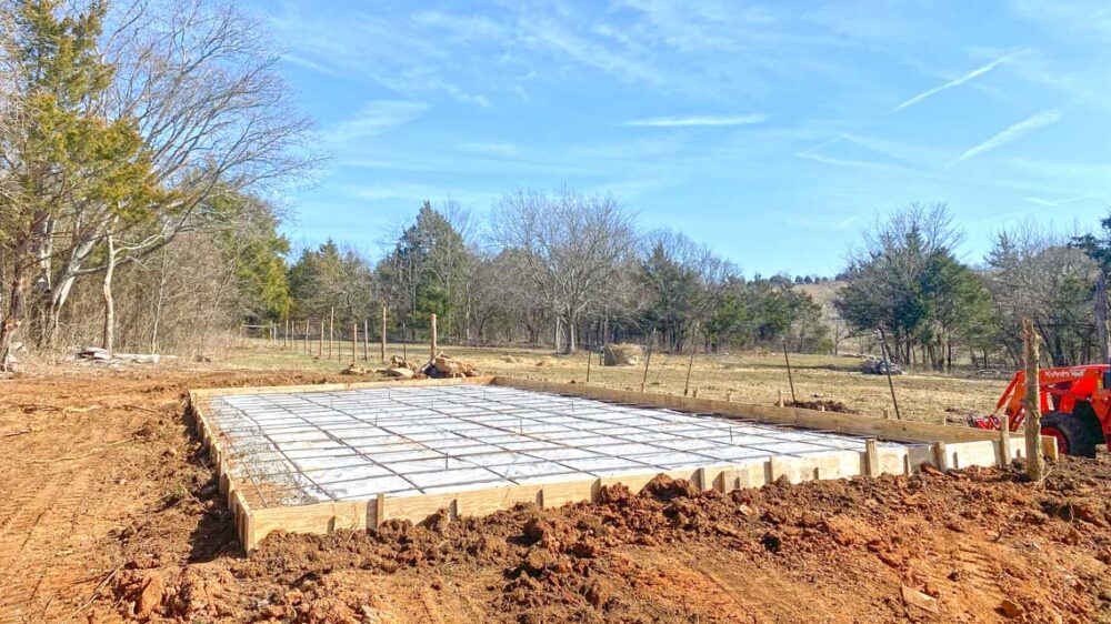 Concrete Slab Foundation Lebanon TN - BedRock Siteworks