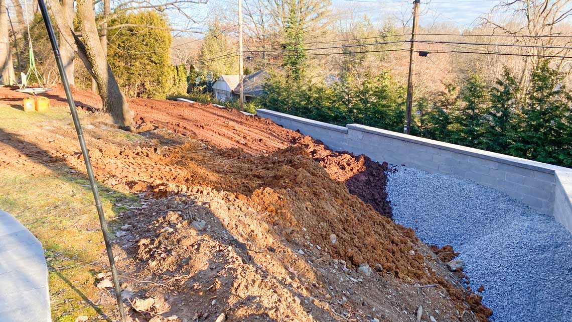 Retaining Wall Reading PA - BedRock Siteworks